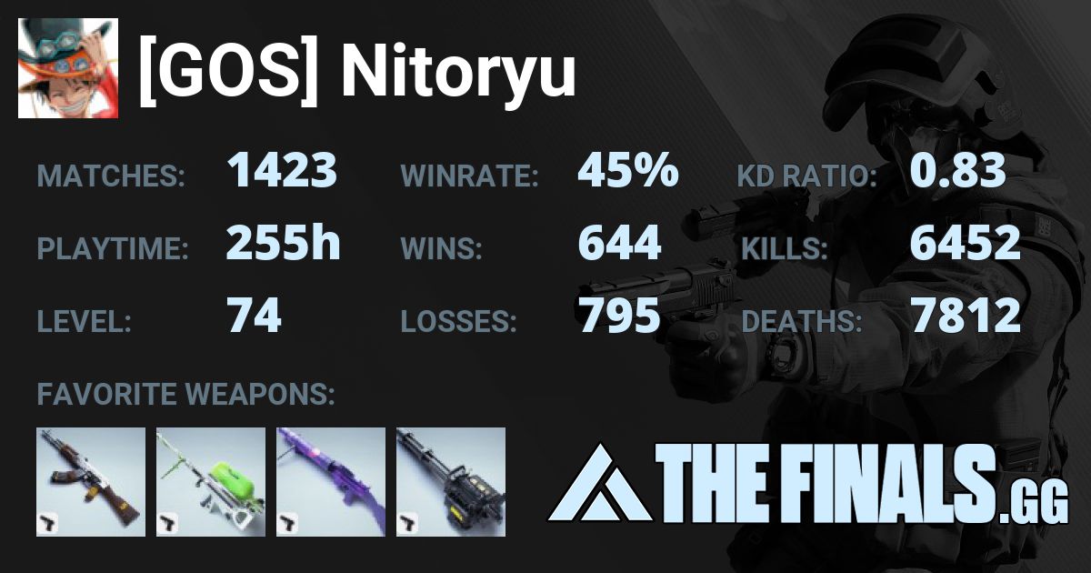 NITORYU Skins - The Finals