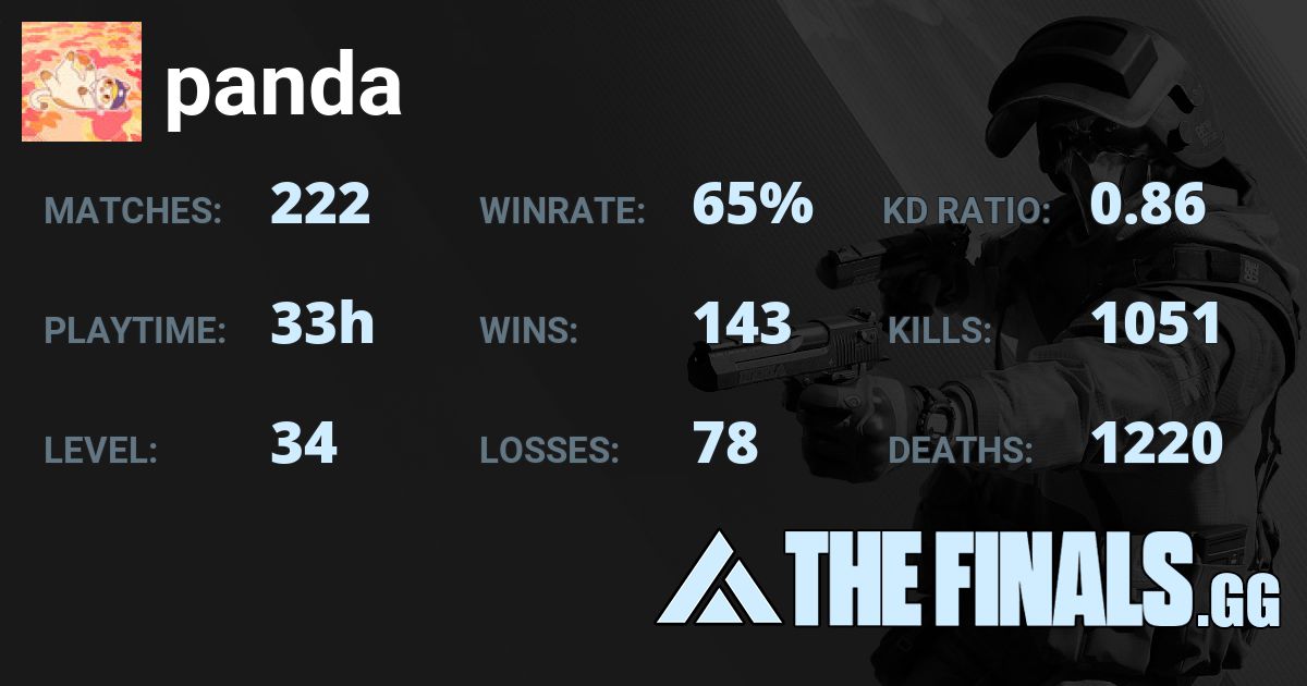 PANDA Skins - The Finals